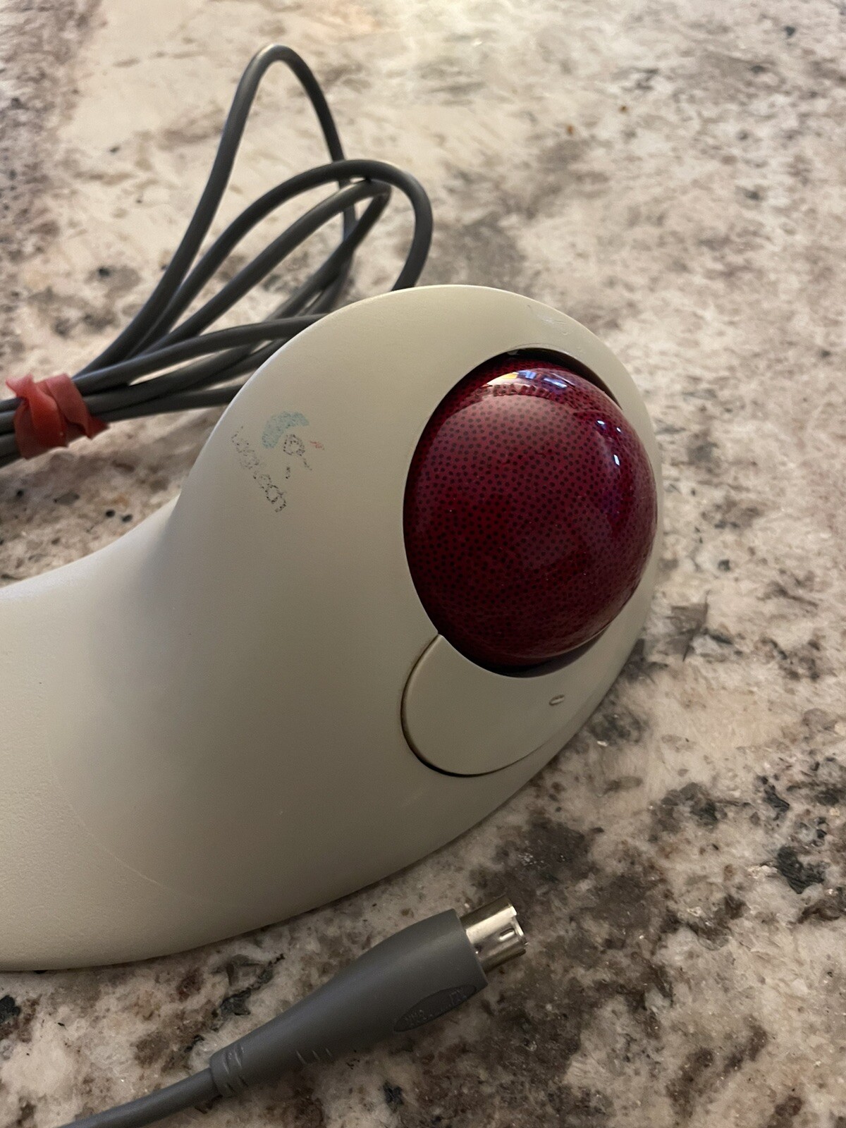 Logitech Trackman Marble FX T-cj12 Ps2 Trackball Mouse for sale online ...