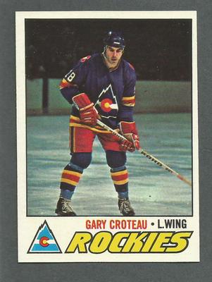 1977-78 Topps Hockey Gary Croteau #52 Colorado Rockies NM/MT | eBay
