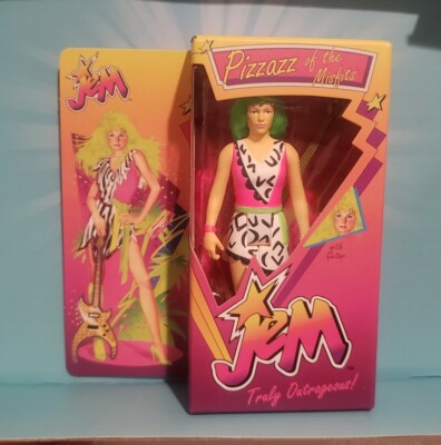 SDCC22 Jem & The Holograms Pizzaz (Neon Retro Box) 3 3/4 inch ReAction ...