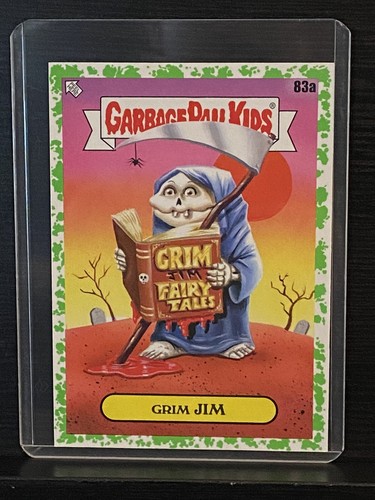Garbage Pail Kids 83a Grim Jim Booger Green Parallel GPK Book Worms | eBay