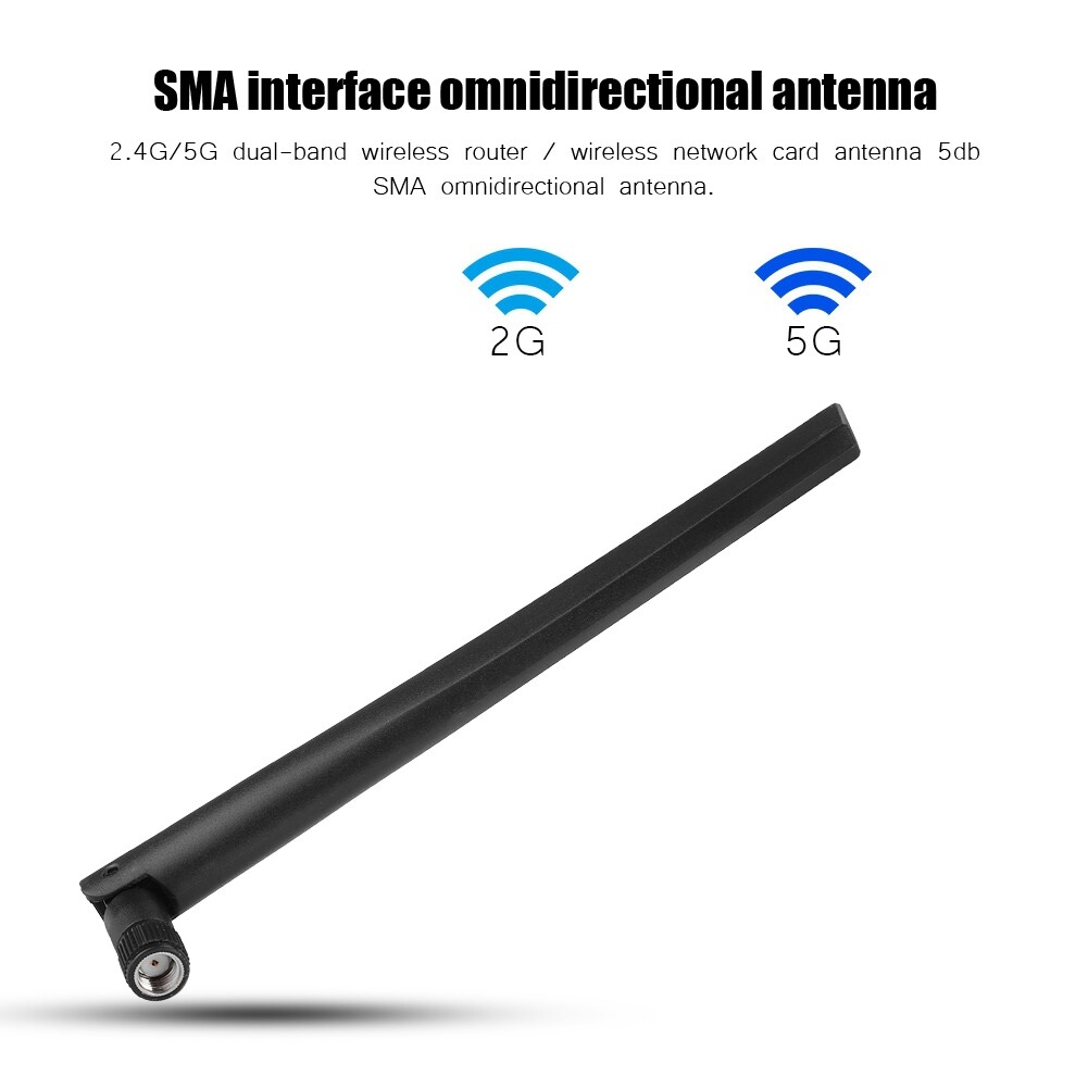 3PCS WiFi Router SMA Wireless Network Card External Antenna For RT-AC68 ...