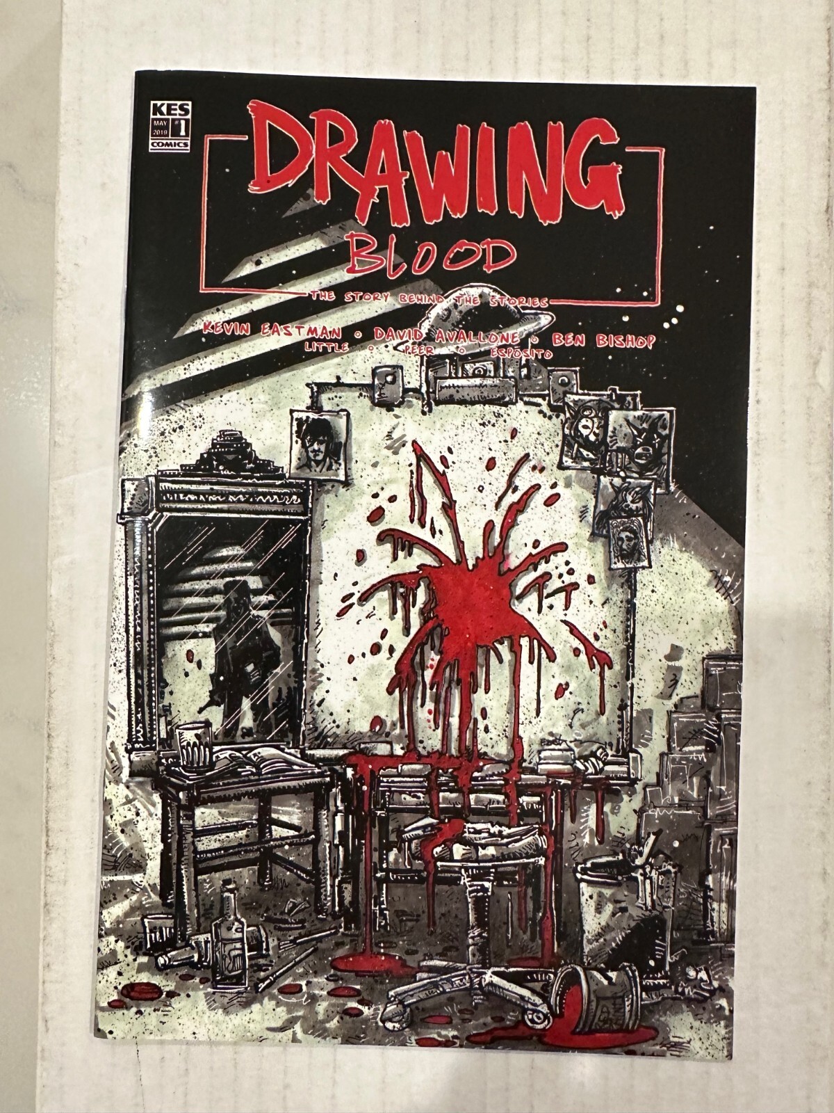 Drawing Blood: Spilled Ink #1 Comic Book Kevin Eastman Variant Cover | eBay