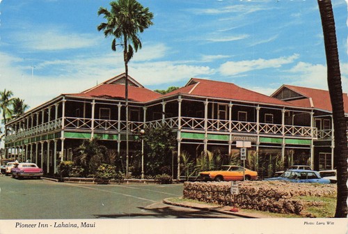 Lahaina Maui HI Harbor Pioneer Inn Courthouse Fire Disaster 6x4 ...