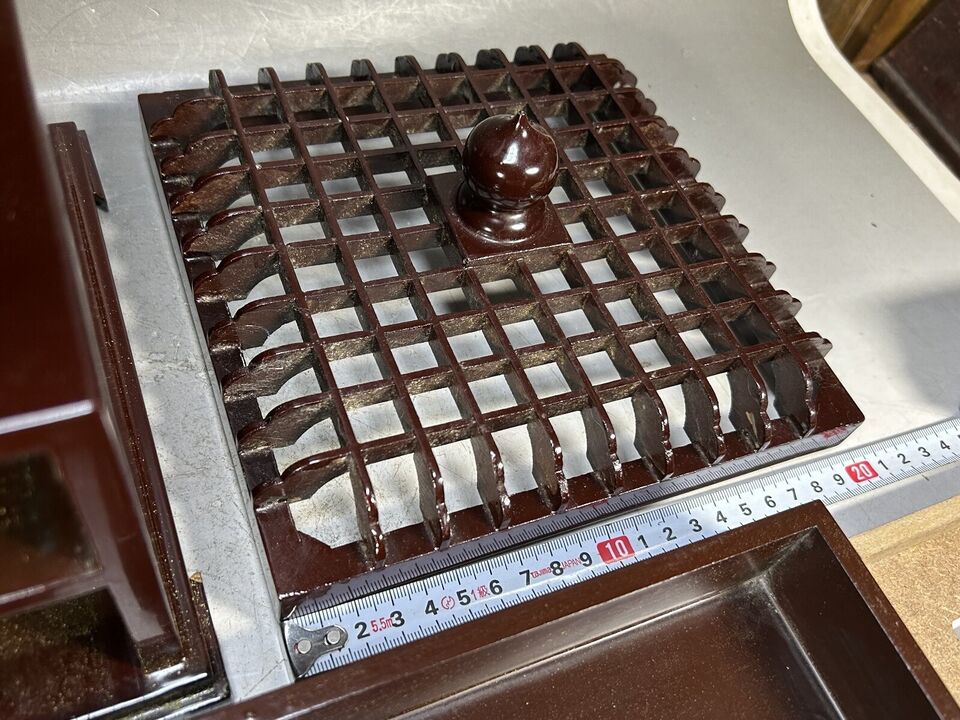 Japanese Buddhism Koro #363 Vtg Wood Box Incense Burner Censer Time ...