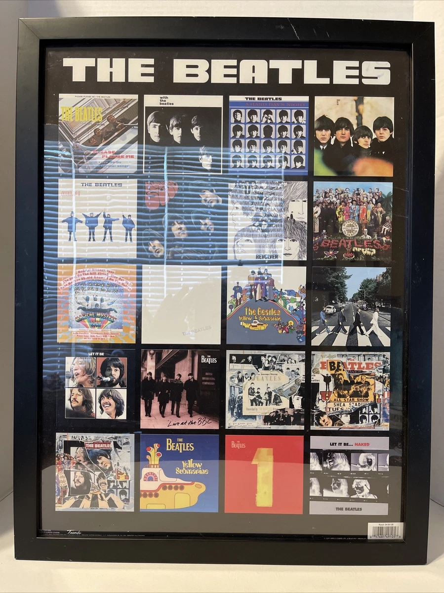Framed Beatles Poster