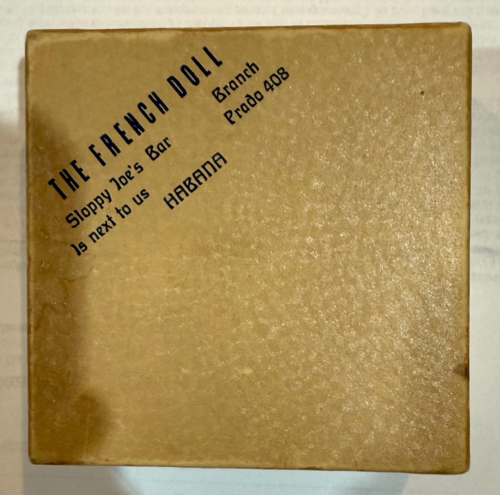 HAVANA, HABANA CUBA BOX- PRE 1960,NEXT TO SLOPPY JOE'S,HEMINGWAY,THE ...