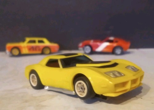 VINTAGE CHEVY CORVETTE G-PLUS SLOT CAR BODY AURORA ROAD RACE HO AFX ...
