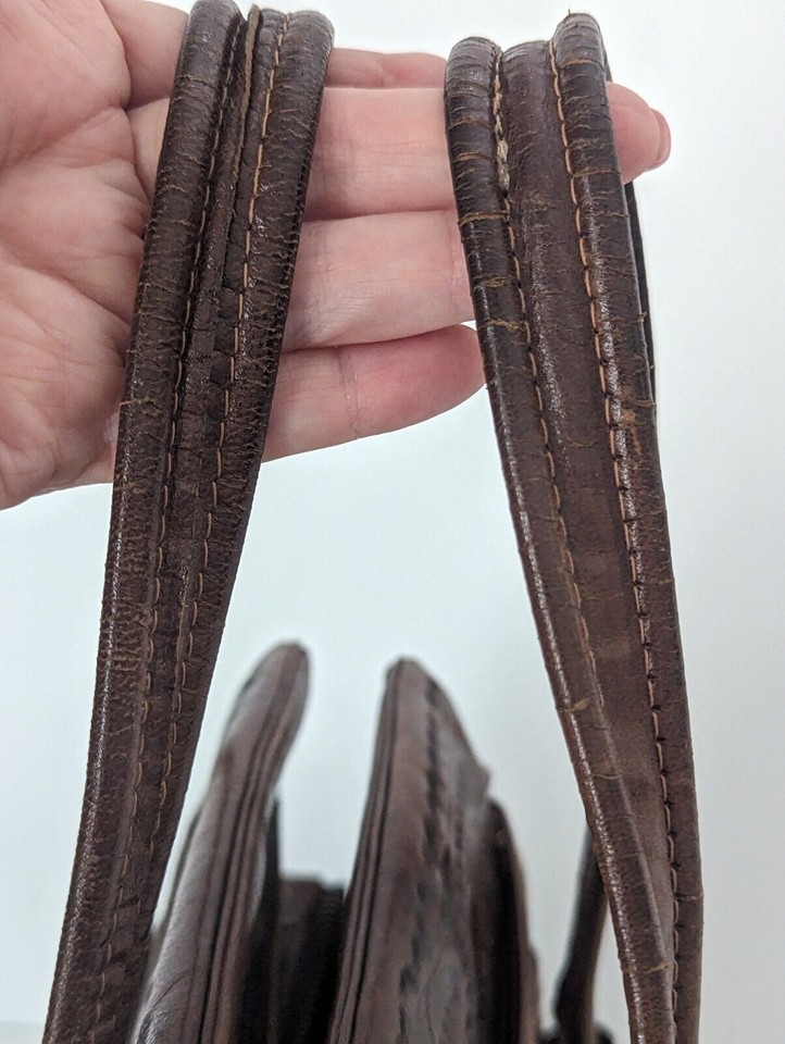 VTG Genuine Hand Tooled Leather Purse Handmade in Mexico | eBay