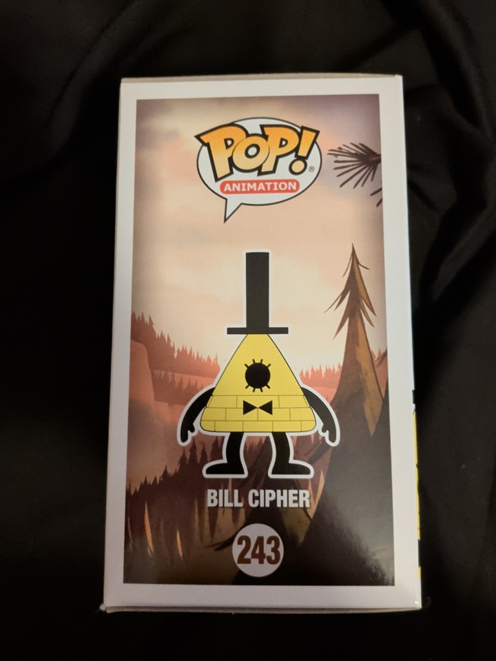 HTF Funko POP Animation Gravity Falls BILL CIPHER #243 Figure CHASE | eBay