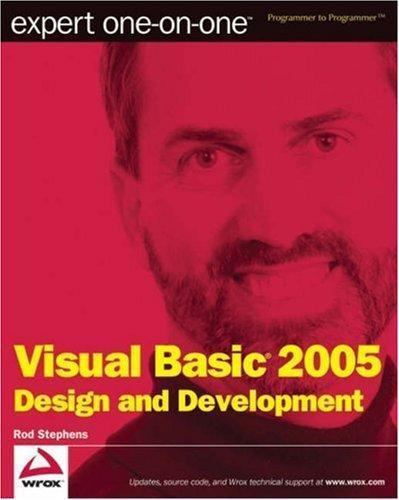 Expert One-on-One Visual Basic 2005 Design and Development by Rod ...