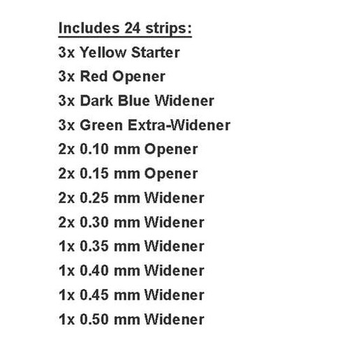 Directa ContacEZ IPR(0.07mm-0.50mm)Rainbow Set 24/Pk-for enamel ...
