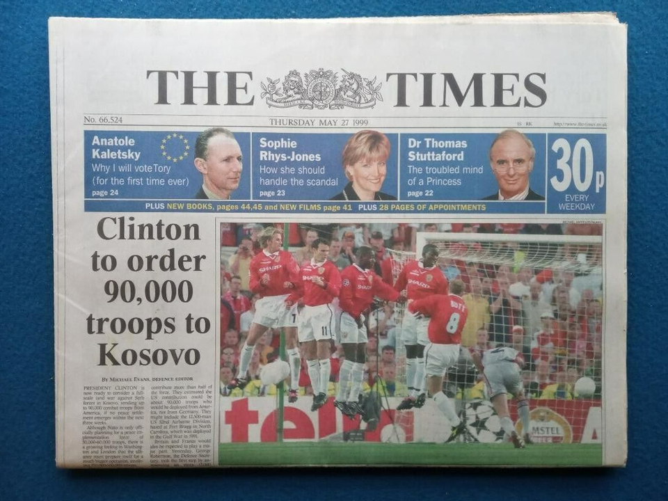 ' Various ' Original Newspapers 80s , 90s & 2000s - Your Birthday ...