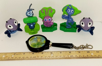 Disney A Bug's Life and Mulan Mixed Figures and Toy Lot of 6 McD ...