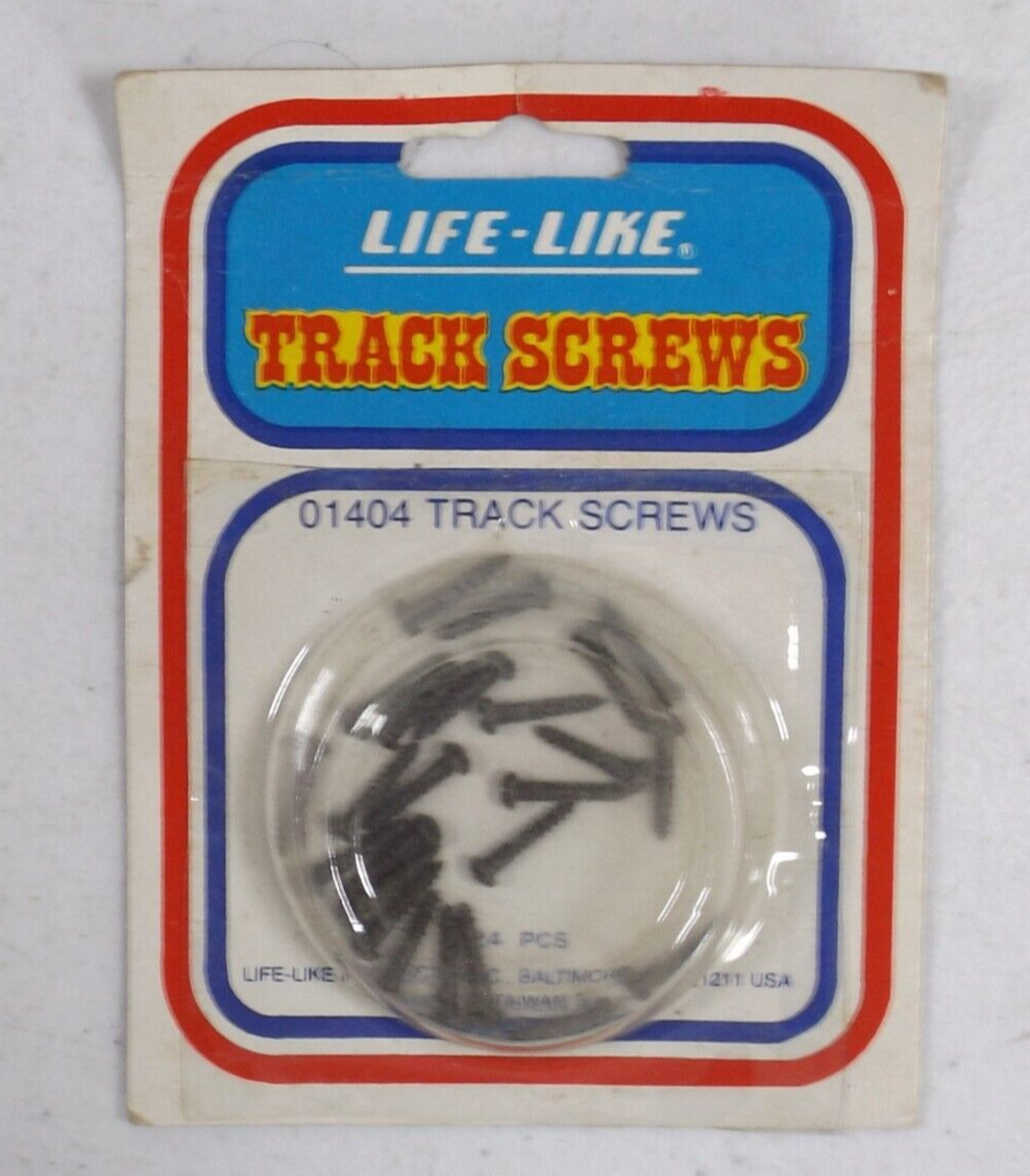 (6) packages of HO Life-Like track screws in original box (lot 7033) | eBay