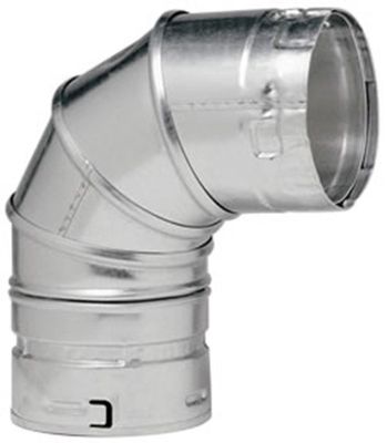 METAL-FAB B-Vent 90 Degree Adjustable Double Wall Elbow - 4M90 | eBay