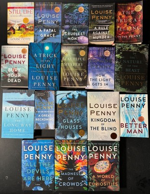 Complete Series Set CHIEF INSPECTOR GAMACHE 1-18 by Louise Penny ...