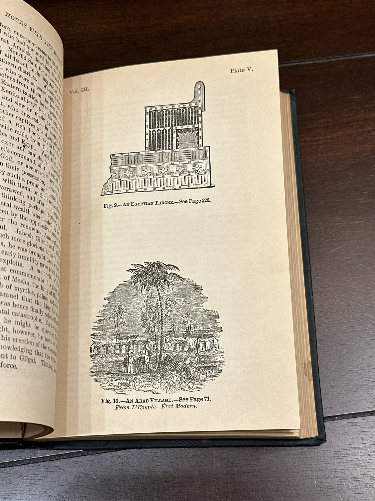 1887 HOURS WITH THE BIBLE ( Samson To Solomon ) C. Geike HC VG RARE ...