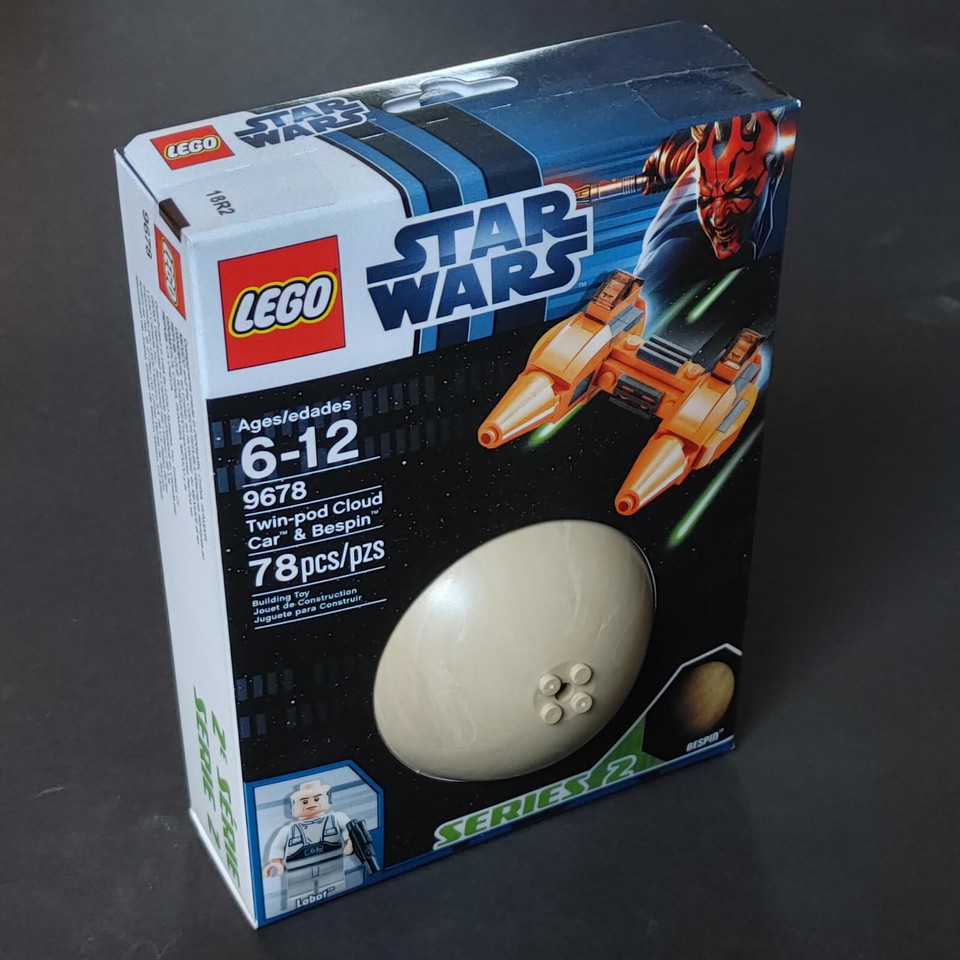 NEW LEGO Star Wars 9678 Twin-Pod Cloud Car & Bespin Lobot Minifigure ...