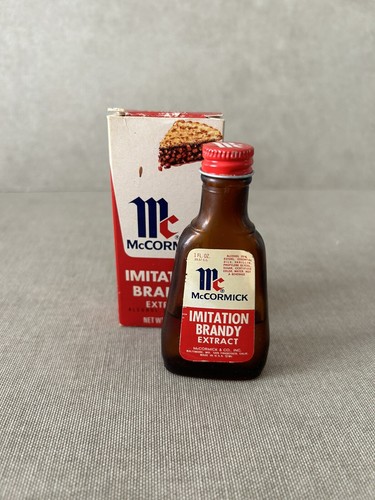 Vintage McCormick | Imitation Brandy Extract | Bottle And Box | eBay