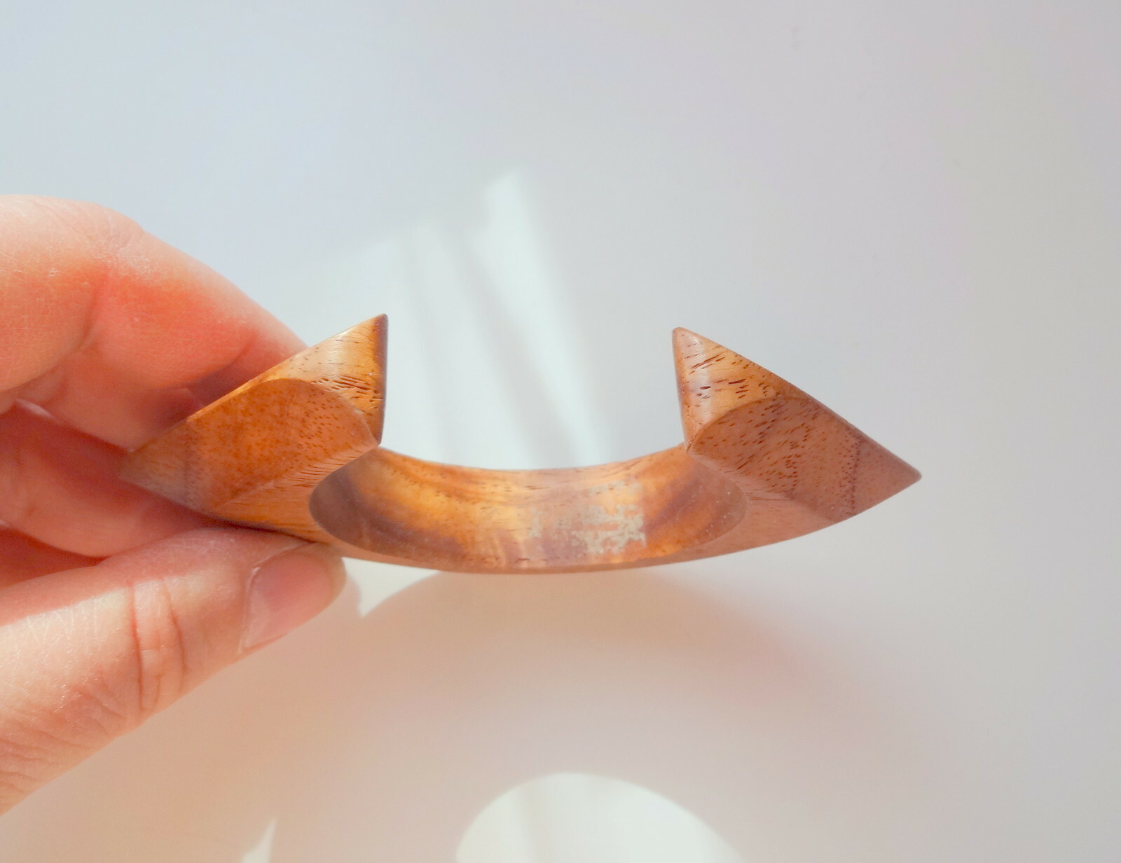 Vtg Danish Modernist Monies Gerda Lynggaard Massive Wood Bangle ...