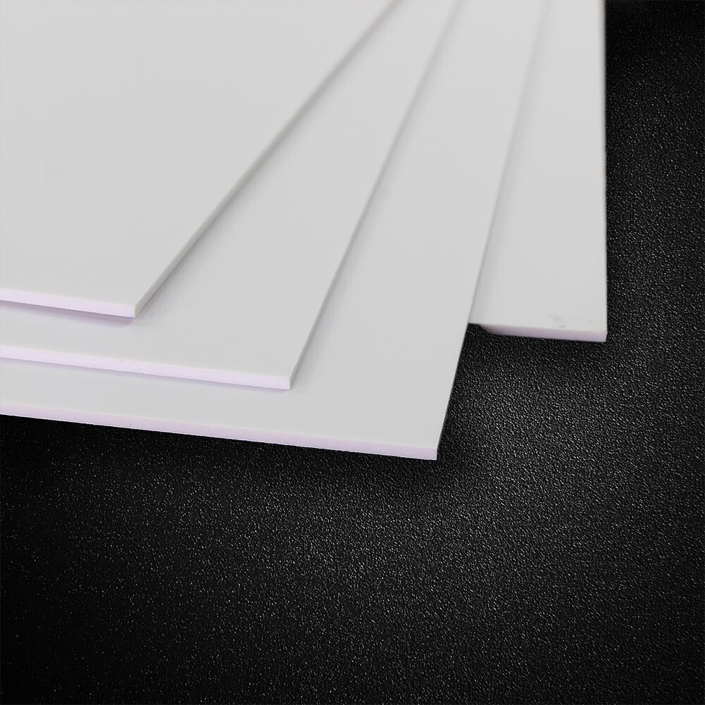ABS0920 4pcs 2mm Thickness 200mm x 250mm ABS Styrene Sheets White ...
