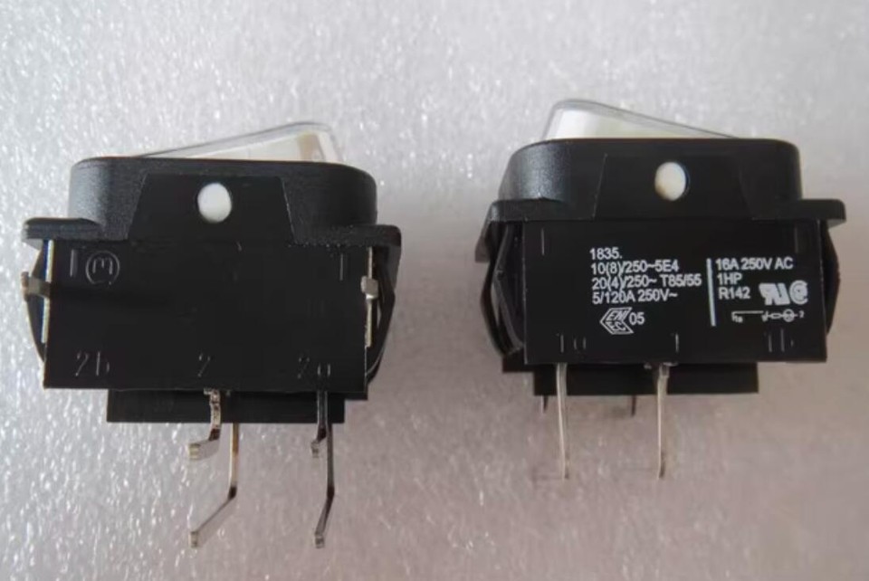 1pcs MARQUARDT 1835 Power Switch Bent Foot 6-Pin 2-Position Pushbutton ...