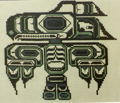 INUIT THUNDERBIRD Southwestern Counted Cross Stitch PATTERN | eBay