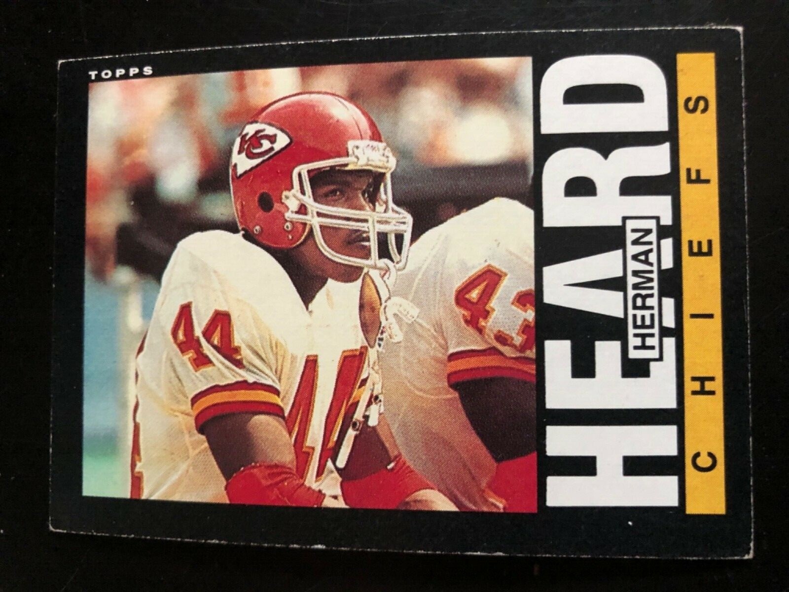 1985 Topps #275 Chiefs Herman Heard Football Card | eBay
