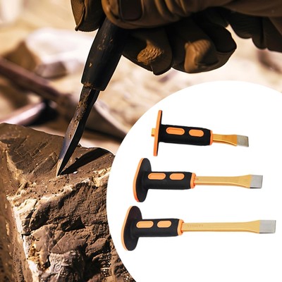 Carving Chisel with Hand Guard Flat Chisel with Hand Protection Heavy ...