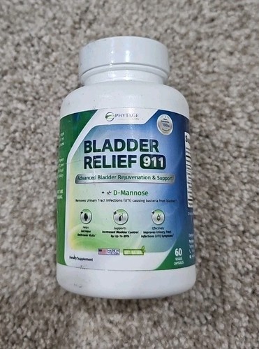 Phytage Bladder Relief 911 Urinary Tract Health 60 Veggie Caps 09/2026 ...