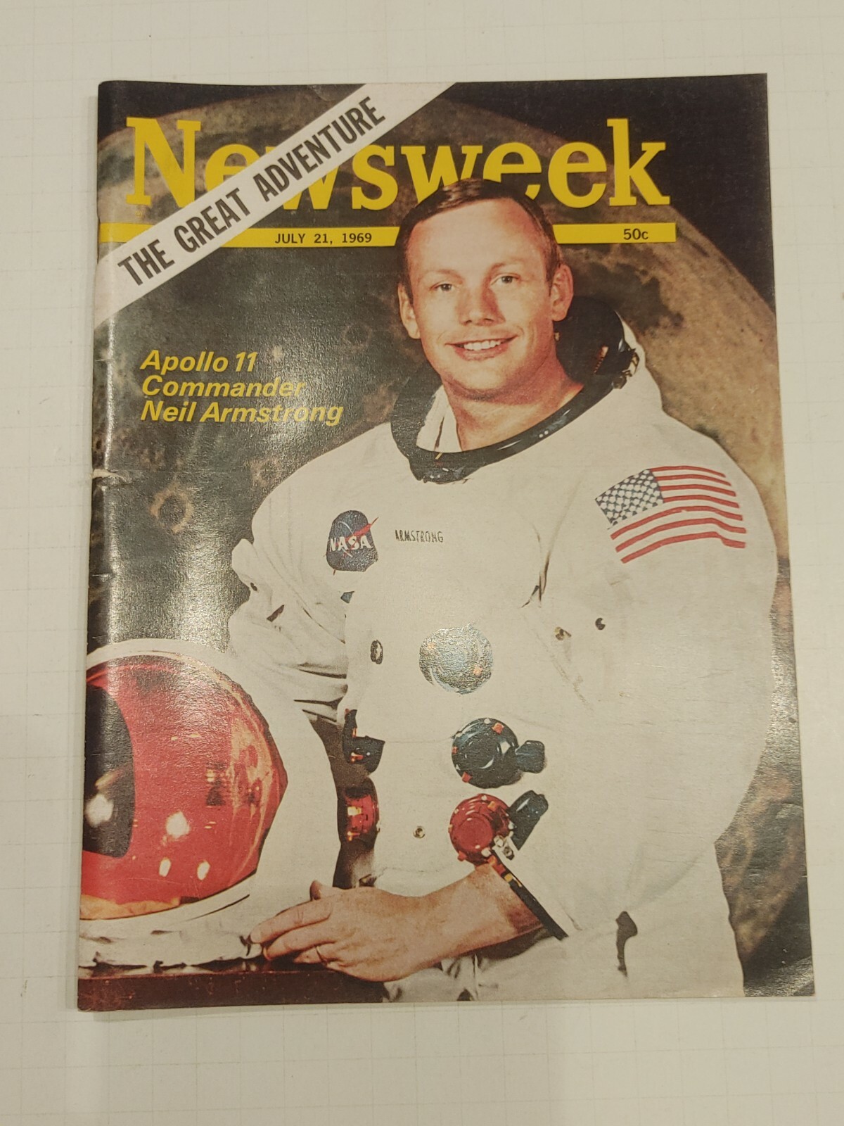 Neil Armstrong Nasa Name Tag