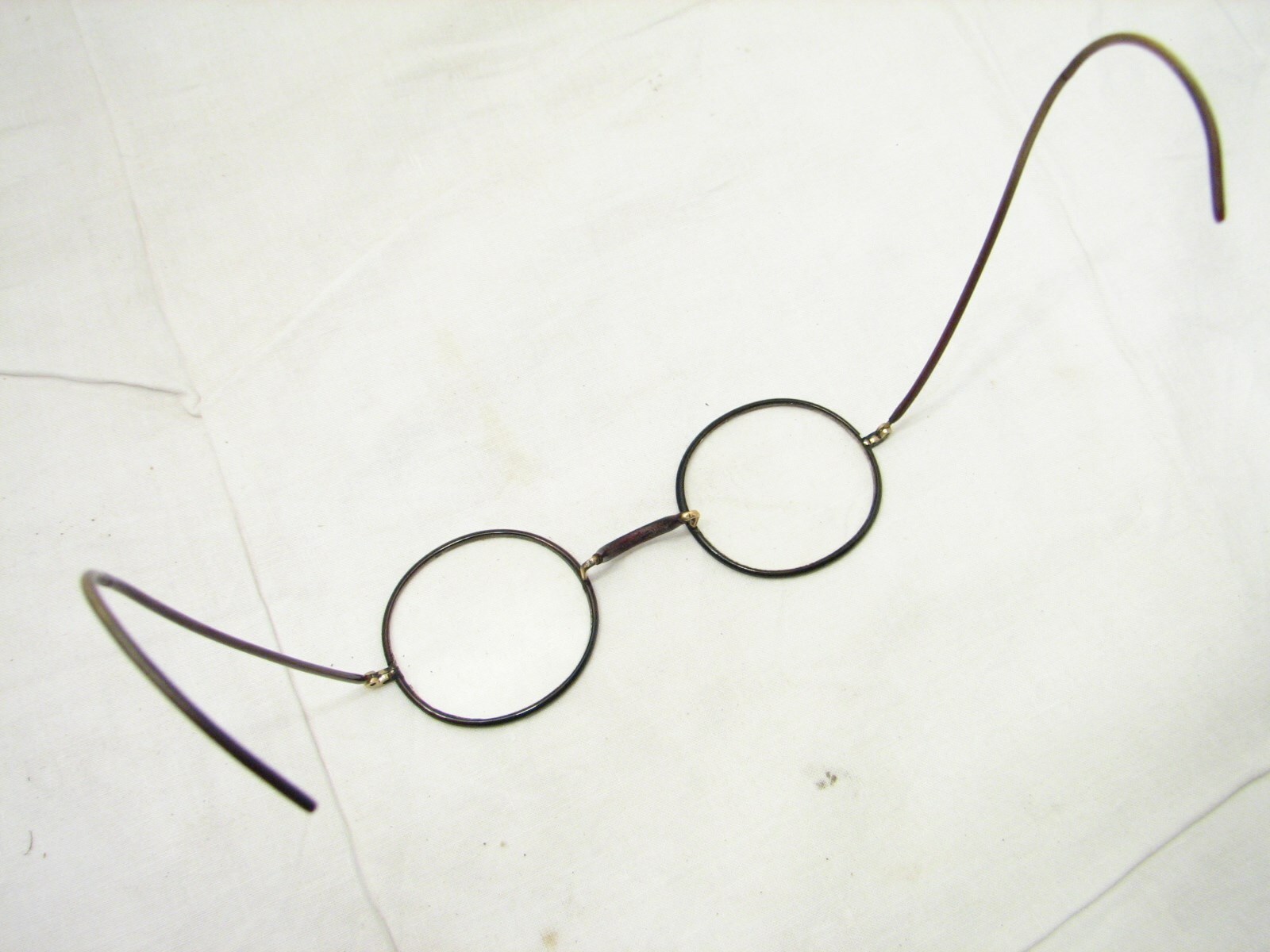 Early Circular Spectacles Brown Round John Lennon Ben… - Gem