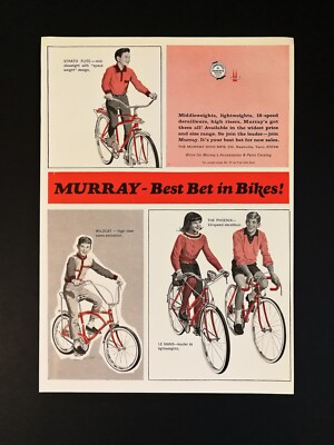 Vintage 1966 Murray Best in Bikes Phoenix Wildcat Strato Flite Bicycle ...