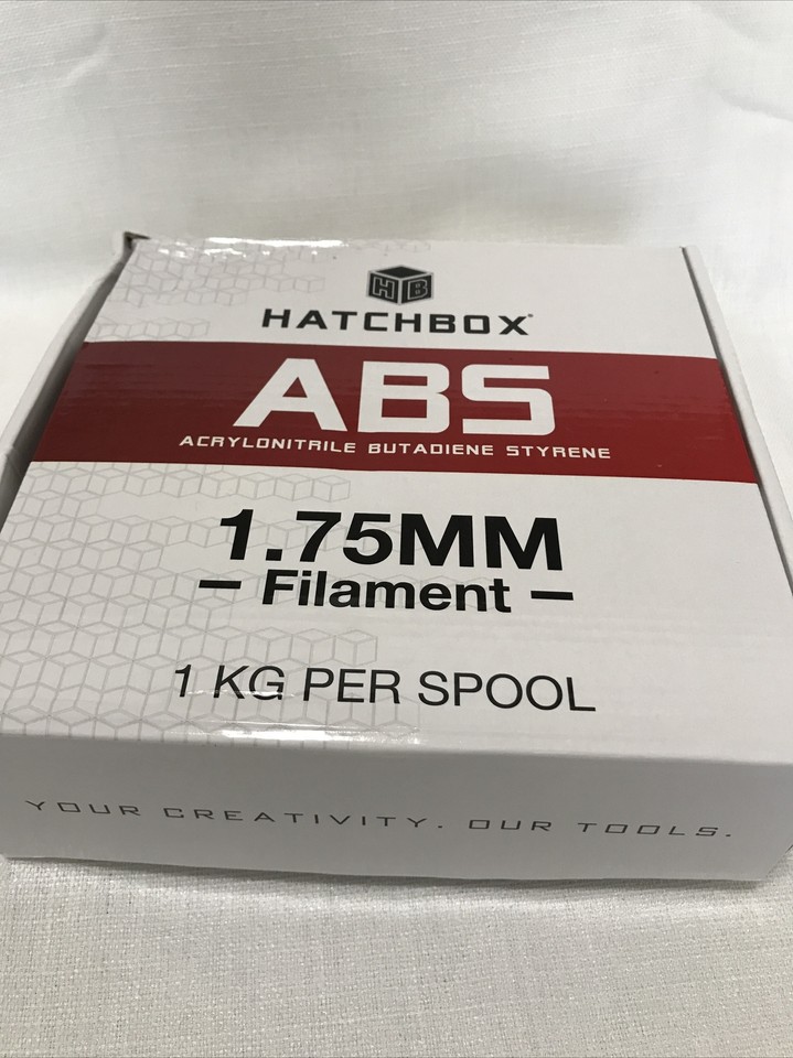 HATCHBOX ABS 3D Printer Filament, Dimensional Accuracy +/- 0.03 mm, 1 ...
