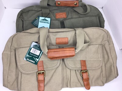 Portage Classic Travel Gear Shoulder Bag/Tote brown Cat/Dogs NEW with ...
