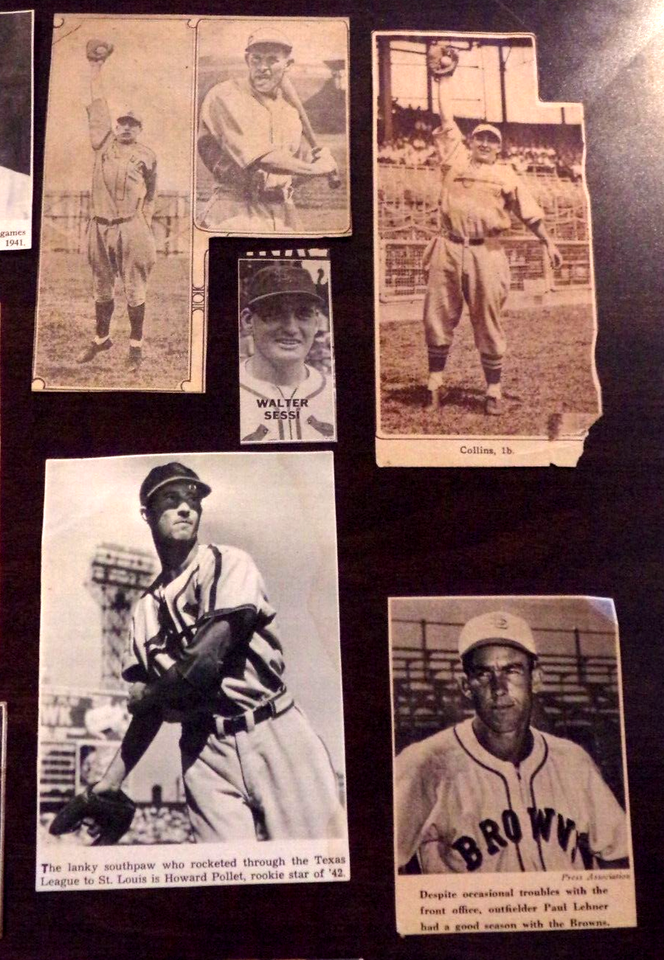 St. Louis Browns Cardinals Baseball Vintage Newspaper & Magazine ...