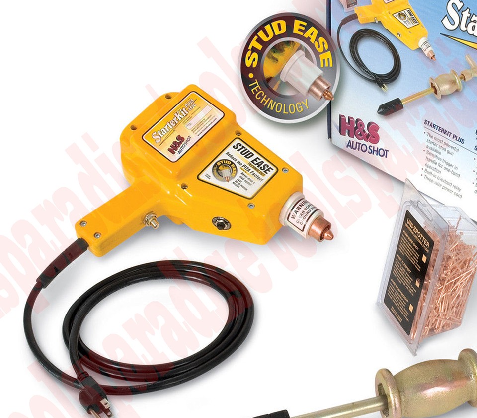 ELECTRIC Auto Body Repair STUD GUN WELDER T-Handle SLIDE HAMMER DENT ...