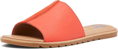 Sorel Ella™ II Block Slide Comfortable Sandals Signal Red 7.5 B (M) | eBay