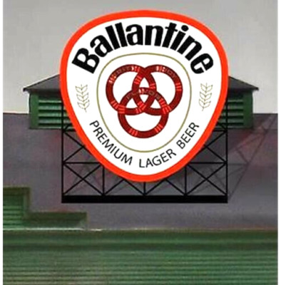 Miller Engineering ~ HO or N Scale ~ Ballantine Beer Animated Billboard ...