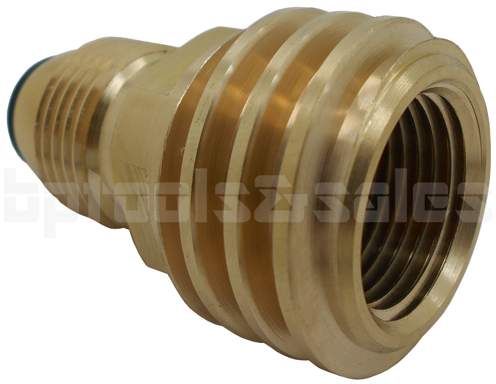 Converts Propane LP TANK POL Service Valve to QCC (Type 1) Outlet Brass ...