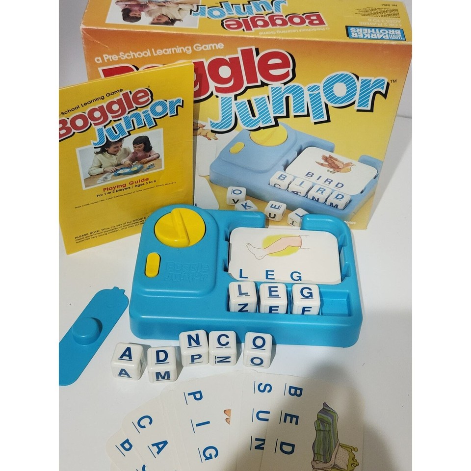 Vintage 1988 Boggle Junior Learning Game COMPLETE | 1980s board game | eBay