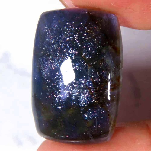 26.10Cts.100%Natural Blue Iolite Sunstone Cushion Cab 16x25x6mm Loose ...