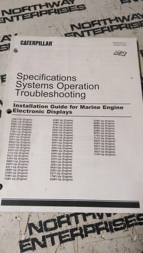 CATERPILLAR SENR5002-07 INSTALLATION GUIDE FOR MARINE ENGINE ELECTRONIC ...
