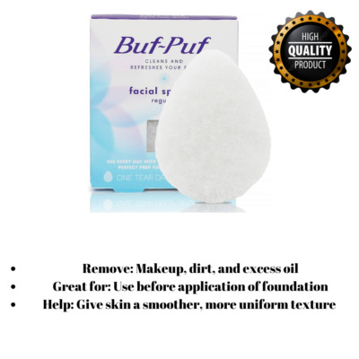 Buff Puff Regular Gentle Body Facial Sponge Deep-Down Dirt Removal | eBay