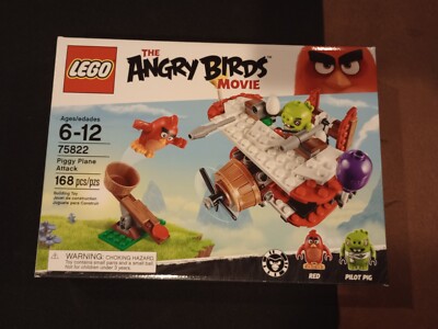 LEGO (75822) The Angry Birds Movie, Piggy Plane Attack NEW 673419250603 ...