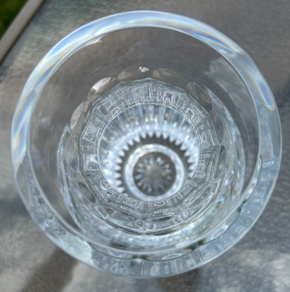 Miller Rogaska Crystal Etched Vine Leaf Vase | eBay