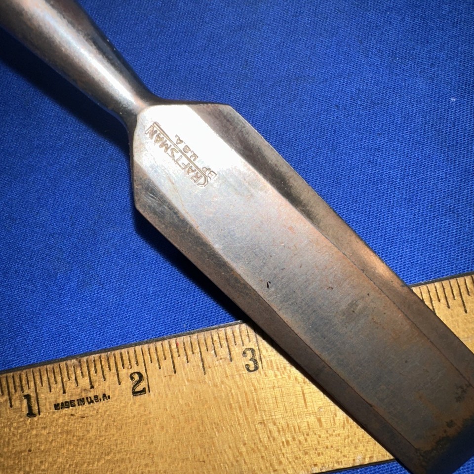 Vintage Craftsman 1 inch bevel edge chisel Underline C Logo BP | eBay