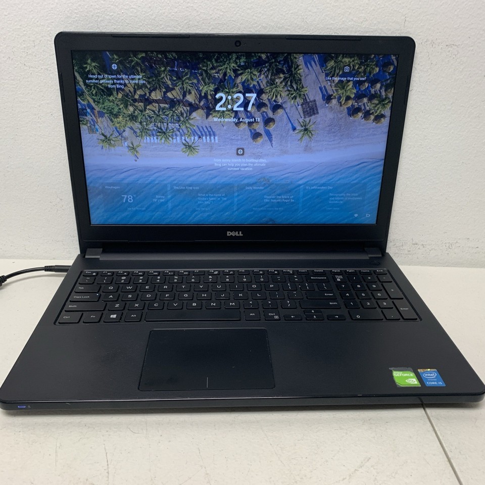 Dell Vostro 15 3558 Lapt- 2.2 GHz i5-5200U 8GB Ram 256GB SSD Wind 11 ...
