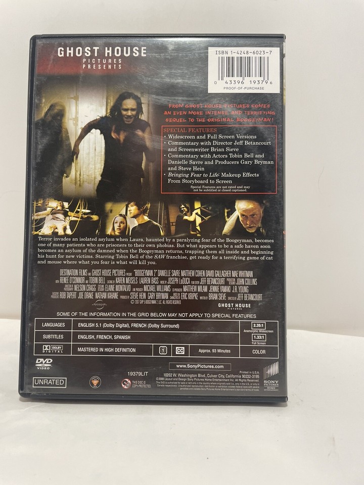 Boogeyman 2 (DVD, 2008) 43396193796 | eBay