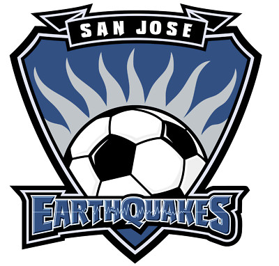 San Jose Quakes sticker logo MLS soccer weatherproof bumper vinyl decal ...